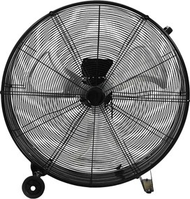 vidaXL Průmyslový bubnový ventilátor 77 cm 187,7 W černý