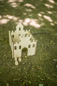 BeWooden Dřevěný Panáčkův hrad 1kk