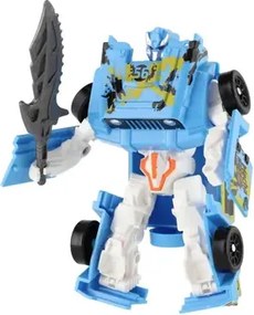 TEDDIES Transformer auto-robot modrý / Plast / 14 cm / od 5 let