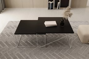 ADRK Furniture Konferenční stolek 2v1 Licco CT-LIC-W-B