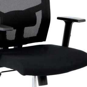 Ergonomická kancelářská židle VALERIO - černá síťovina