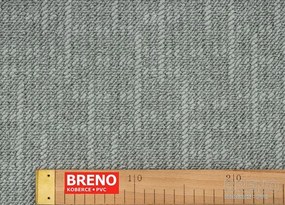 Breno Metrážový koberec LINEN 910, šíře 400 cm, Šedá