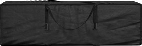 Úložný vak na zahradní podušky černý 135x40x55 cm polyethylen 319345