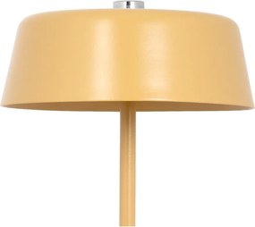 Okrově žlutá kovová LED stolní lampa (výška 22,5 cm) Elemental LED – Leitmotiv