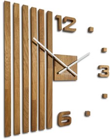 Jedinečné dřevěné hodiny na zeď