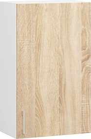 Závěsná kuchyňská skříňka Lima W50 720 bílá/dub sonoma