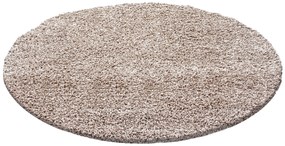 Ayyildiz koberce Kusový koberec Life Shaggy 1500 beige kruh - 120x120 (průměr) kruh cm