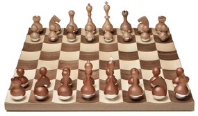 Umbra - Tradiční šachová sada tmavé dřevo BUDDY