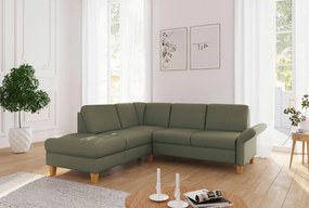 XXXLutz ROHOVÁ SEDAČKA, textil, olivově zelená Sit & More - Sedací soupravy - 000144016186