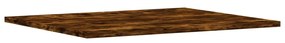 Nástěnné police 4 ks kouřový dub 60x10x1,5 cm kompozitní dřevo