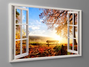 Liox Obraz kouzelná podzimní scéna Rozměr: 100 x 65 cm