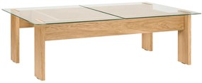 noo.ma Skleněný konferenční stolek Naiko 132 x 86 cm