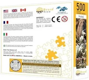 Brain Tree Puzzle Zvířata - 500 dílků / od 14 let