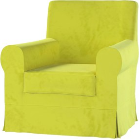 Potah na křeslo IKEA Ektorp Jennylund barva zelená látka lesklé, sametová