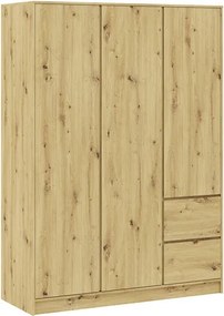 Šatní skříň Bamio 147, dub artisan