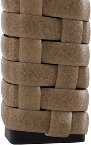 Zahradní ratanový set, přírodní/světle šedá, RANDI