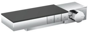 Axor Edge - Termostat s instalací na zeď / pod omítku, pro 3 spotřebiče, chrom 46140000