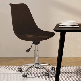 vidaXL Otočná jídelní židle textil [3085367] Barva: Tmavě šedá