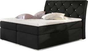 Boxspingová postel Marvin, růžová 160x200cm (kronos 29/BLN 04)