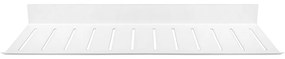 Olsen Spa Kovová polička na nalepení 3M, 49,5x12x4,6 cm, bílá barva KD02081801