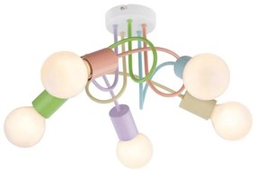 Rabalux 6340 - Přisazený lustr LINETT 5xE27/40W/230V