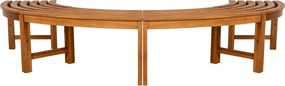 Laivice lavice Male 250 cm půlkruhová bez opěradla - teak