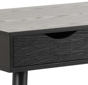Designový psací stůl Nature 110cm jasan - černý