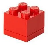 Lego Mini Box 46 x 46 x 43mm Červená