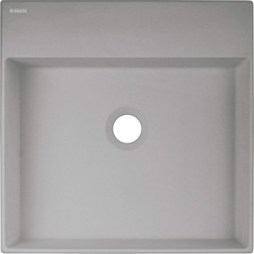 Deante Correo, granitové umyvadlo na desku 400x400x100 mm, šedá metalíza, DEA-CQR_SU4S