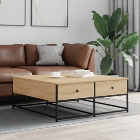 Konferenční stolek dub sonoma 100 x 99 x 40 cm kompozitní dřevo
