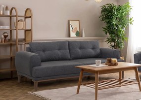 Hanah Home Třímístná pohovka BALERA antracitová 223 cm