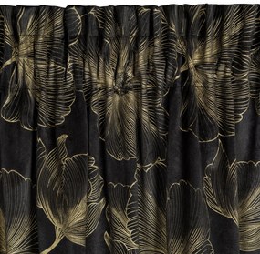 ZATEMŇOVACÍ ZÁVĚS NA PÁSCE STELLA 140X300 CM KVĚTY