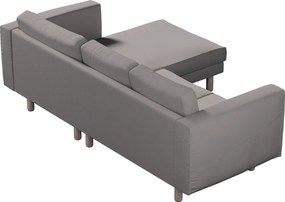 Potah na pohovku IKEA Norsborg 3-místná se šezlongem barva béžová látka pletený vzor