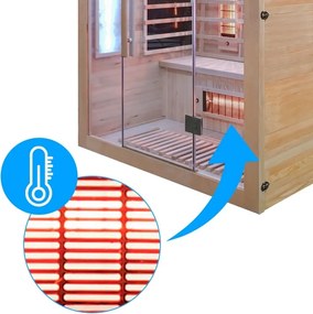 BPS-koupelny Infrasauna Relax  150x120, 3-4 osoby