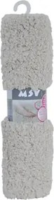 MSV MICROFIBER béžová / Koupelnová předložka / 50 x 70 cm / polyester