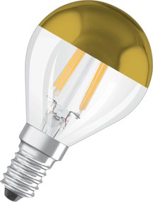 OSRAM LED žárovka CLP34 zrcadlová 4 W E14 2700 K teple bílá zlatá