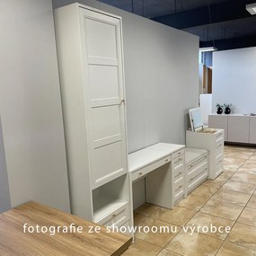 Komoda REL LWK | 90 cm | bílá | lamino o síle 18 mm + ozdobné MDF lišty 18 mm