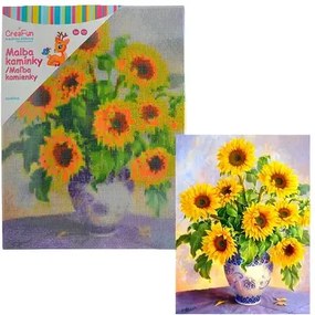 SPARKYS Diamantové malování Slunečnice / 30x40 cm
