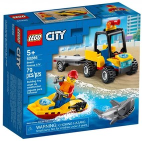 Lego stavebnice lego city 60286 záchranná plážová čtyřkolka
