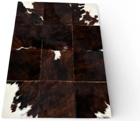 Kožený koberec AROS exotic tricolor S S
