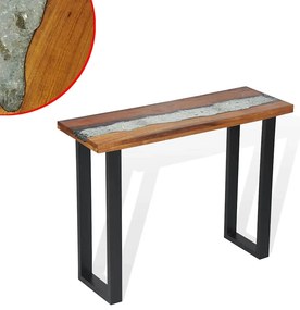Odkládací stolek, teak, 100x35x75 cm 245065