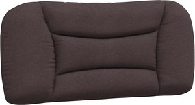Postel s matrací Hvar tmavě hnědá 90 x 190 cm textil 3208502