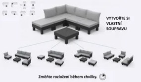 Keter ELEMENTS SIGNATURE zahradní plastový set - walnut