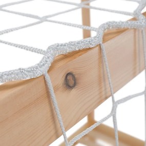 Montessori postel, přírodní/bílá/černá, 90x200, FUTAL Kondela 0000396832