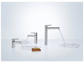 Hansgrohe Talis E - Páková umyvadlová baterie 80 LowFlow s odtokovou soupravou s táhlem, chrom 71705000