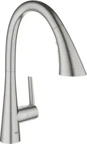 Grohe - Dřezová baterie s výsuvnou sprškou, supersteel