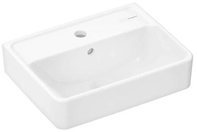 Hansgrohe Xanuia Q - Umývátko 45x34 cm, s přepadem, otvor pro baterii, SmartClean, bílá 61007450