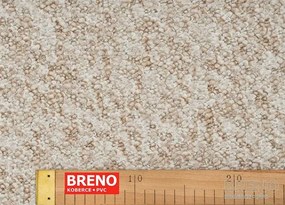 Breno Metrážový koberec OLYMPIC 60 - béžový, šíře 400 cm, Béžová