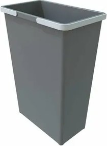 Elletipi BIG XL 35 L Plastový koš s rukojeťmi šedá / bez víka / 53 x 2