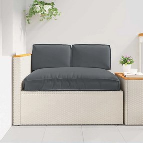 Sada polštářů Oxford látka Antracit 120 x 80 x 52 cm 3402129